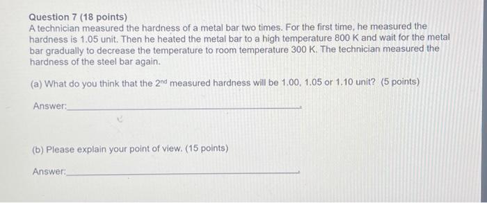 Solved Question 7 (18 points) A technician measured the | Chegg.com Solved Question 7 (18 points) A technician measured the | Chegg.com