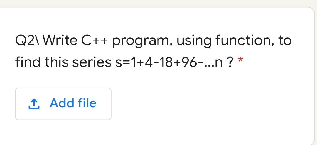 Solved Write C Program Using Function To Find This 3923