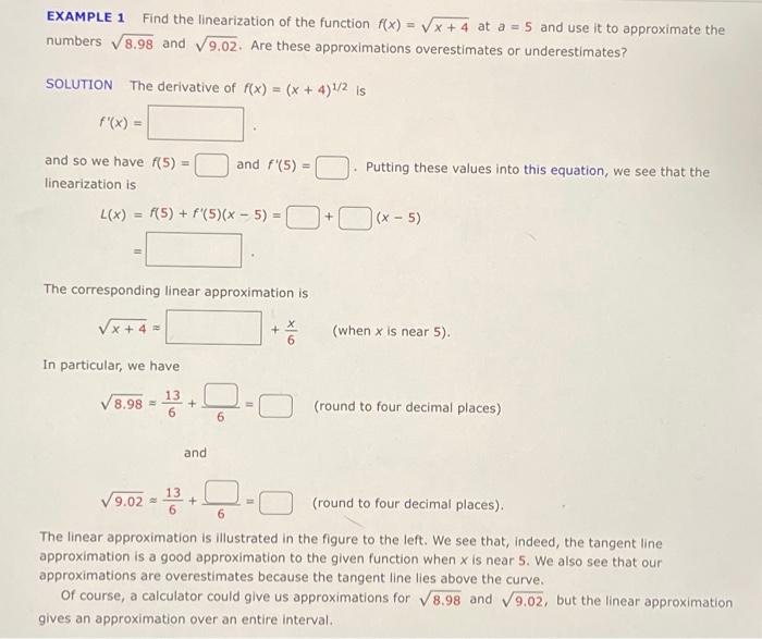 Solved Example 1 Find The Linearization Of The Function