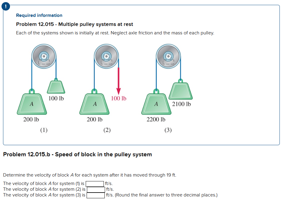 Solved \( ! \) ﻿Required information Problem 12.015 - | Chegg.com