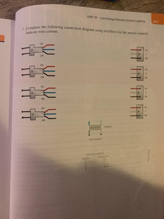 Solved UNIT 20 Low Voltage Remote Control Lighting 7. | Chegg.com