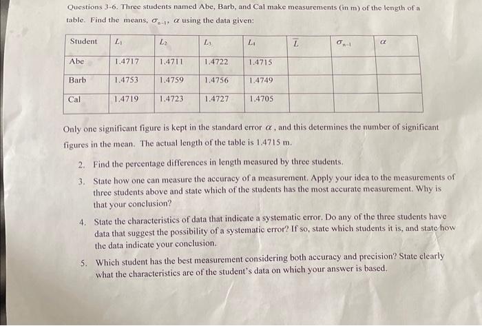 Solved Questions 3-6. Three students named Abe, Barb, and | Chegg.com