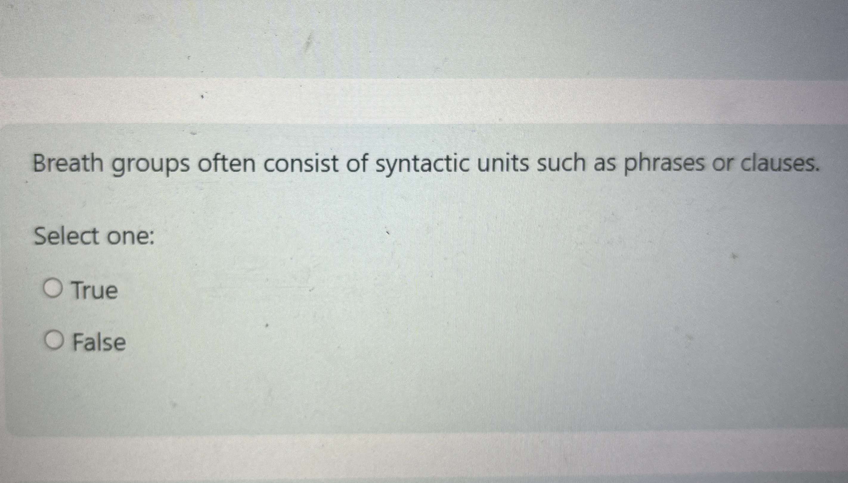 Solved Breath groups often consist of syntactic units such | Chegg.com