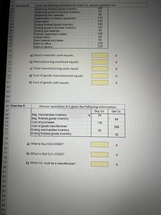 Solved \begin{tabular}{c|cc|c|} A & B & C & D \\ Exerelve 7 | Chegg.com