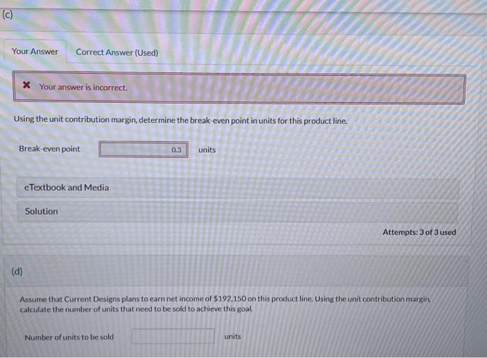 Solved Calculate variable costs per unit. Variable costs per | Chegg.com
