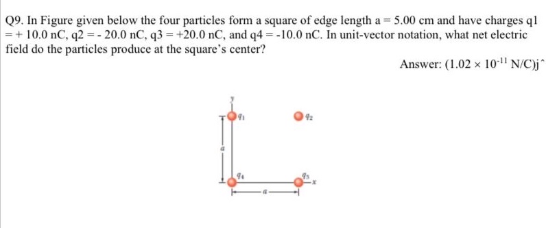 Solved Q9. ﻿In Figure given below the four particles form a | Chegg.com