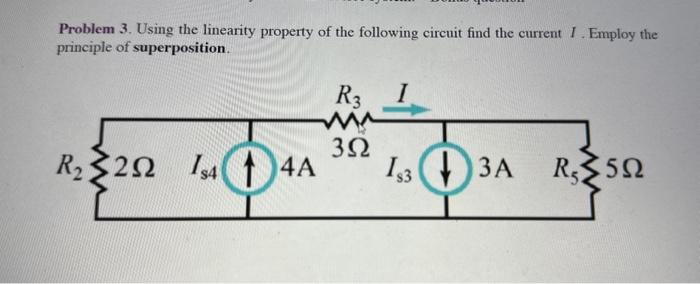Solved Problem 3. Using the linearity property of the | Chegg.com