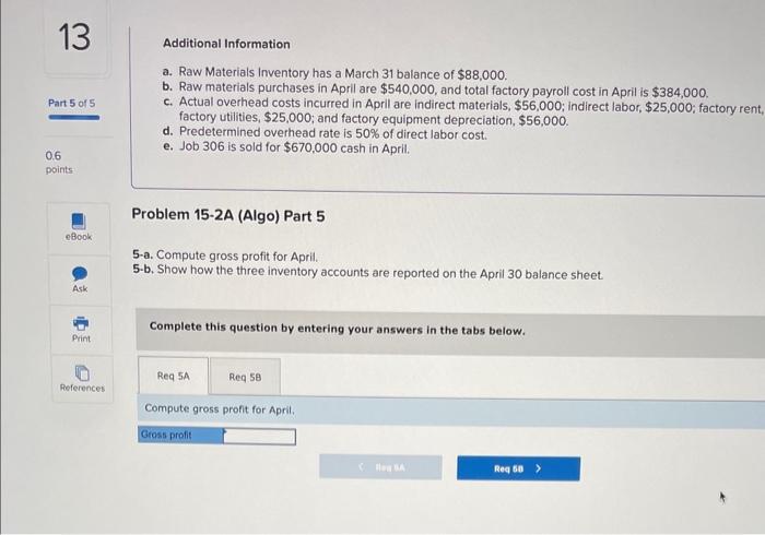 Solved Required information Problem 15-2A (Algo) Computing | Chegg.com