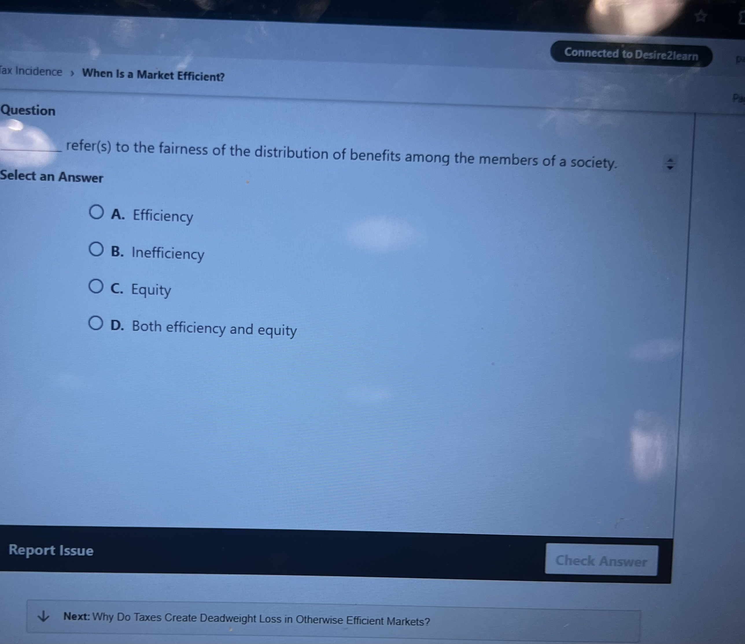 Solved QuestionWhen an allocation of resources maximizes | Chegg.com