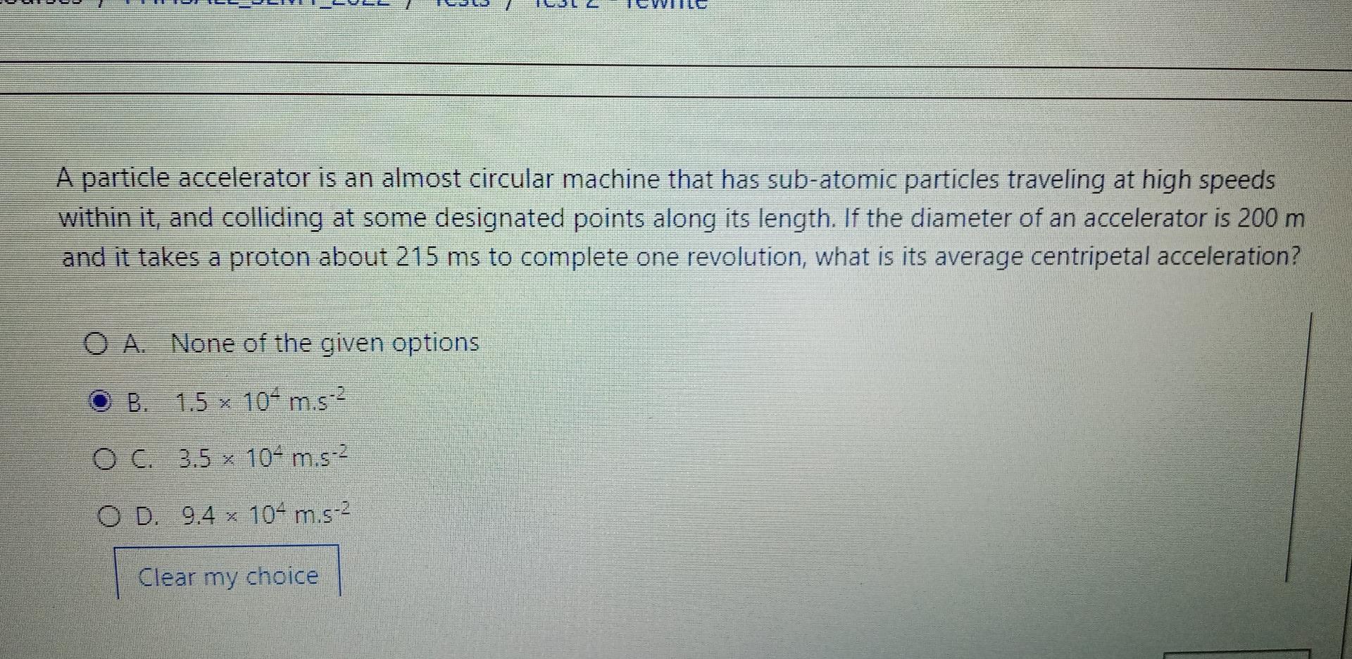 Solved A particle accelerator is an almost circular machine | Chegg.com
