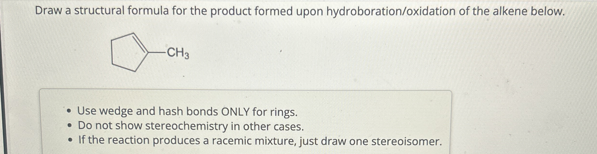 Solved Draw a structural formula for the product formed upon | Chegg.com