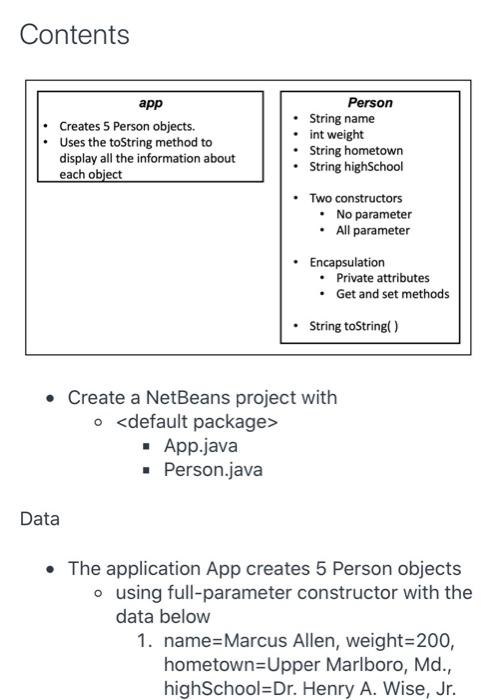 Solved Deliverables A zipped Java project according to the | Chegg.com Solved Deliverables A zipped Java project according to the | Chegg.com