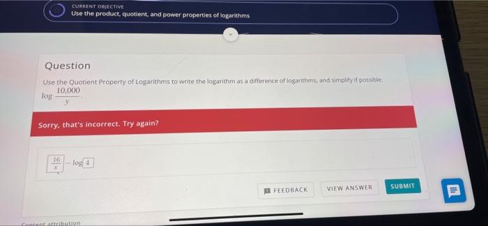 Solved CURRENT OBJECTIVE Use the product, quotient, and | Chegg.com