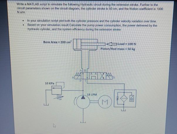 Write a MATLAB script to simulate the following | Chegg.com