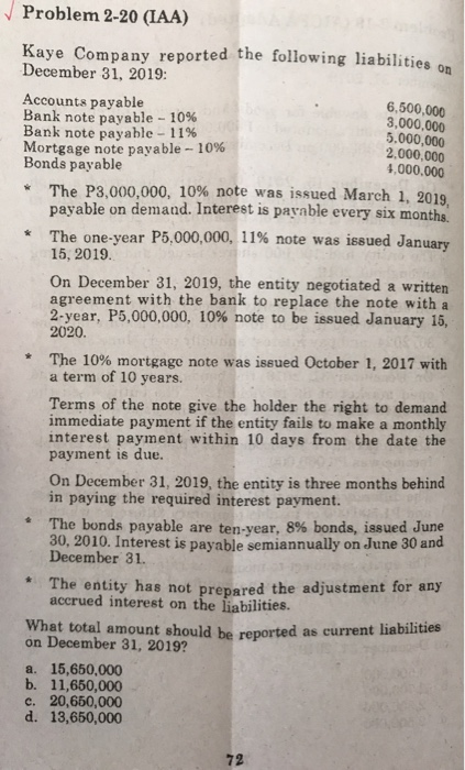 Problem 2-2 (IAA). Socorro Company provided the | Chegg.com