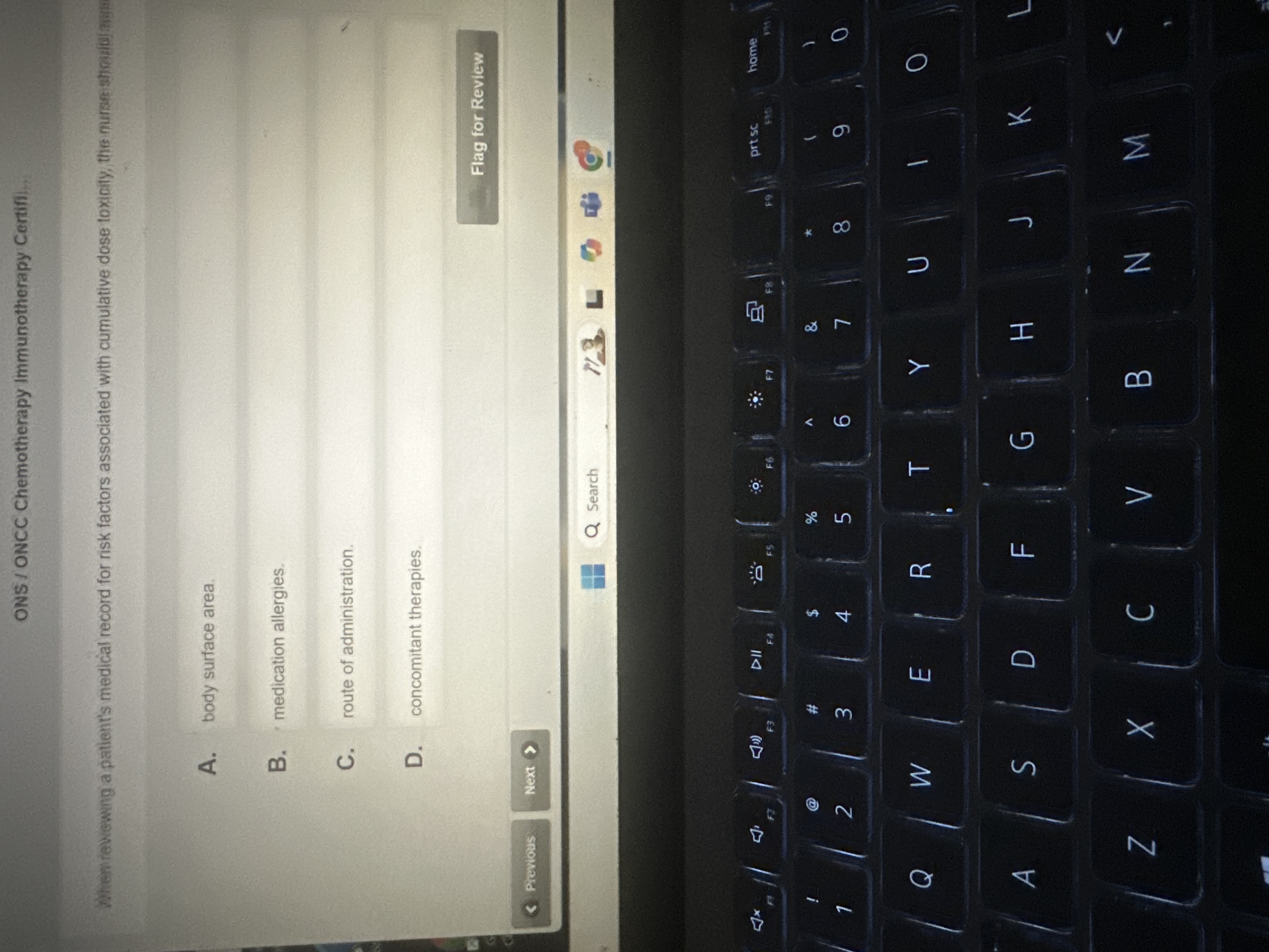 Solved Whemreviewng a patient's medical record for risk | Chegg.com