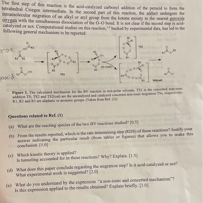 The first step of this reaction is the acid-catalyzed | Chegg.com