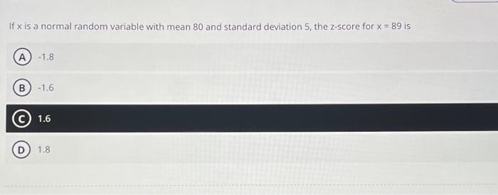 If X Is A Normal Random Variable With Mean 80 And 3844