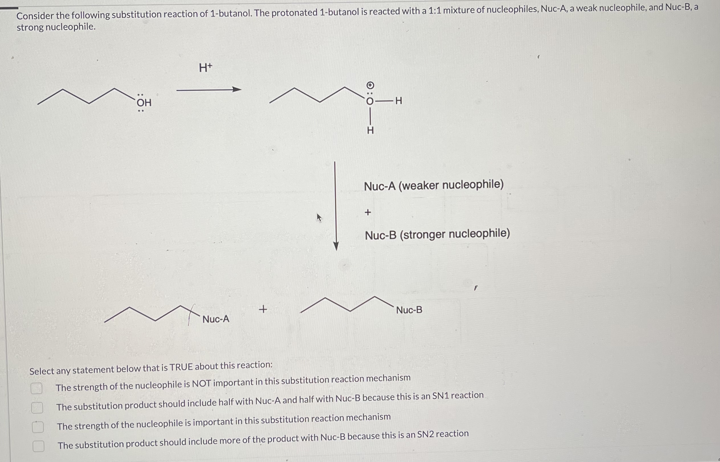 Solved Consider the following substitution reaction of | Chegg.com