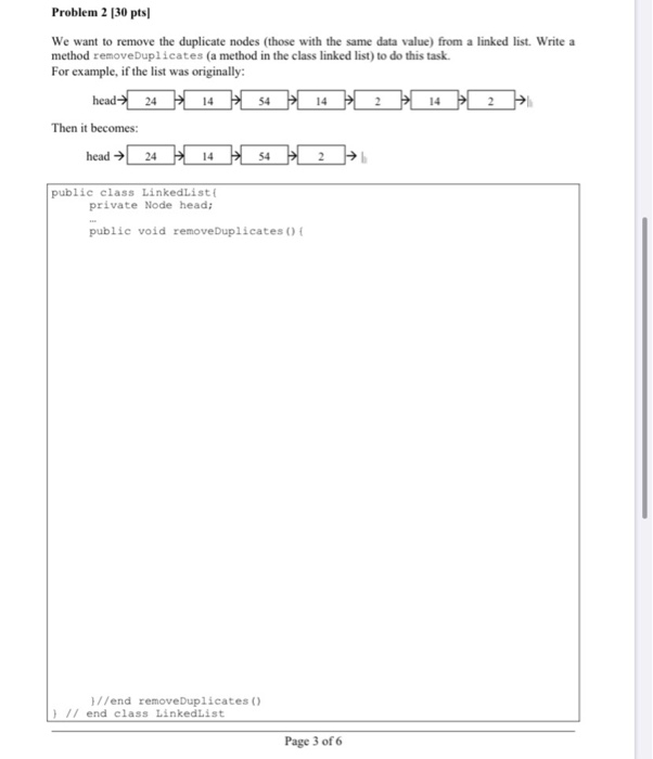 Solved Problem 1120 points) a. For the code fragment below | Chegg.com