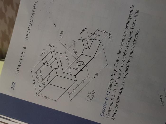 Solved Exercise 6.11 Safety Key. Draw the necessary | Chegg.com