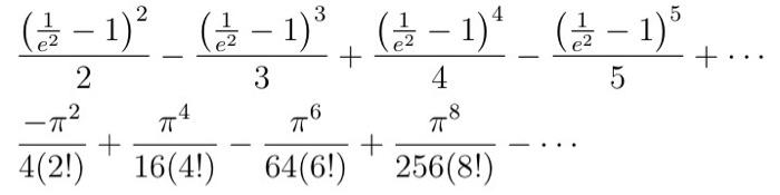 Solved Find the sum of the following series. Simplify your | Chegg.com