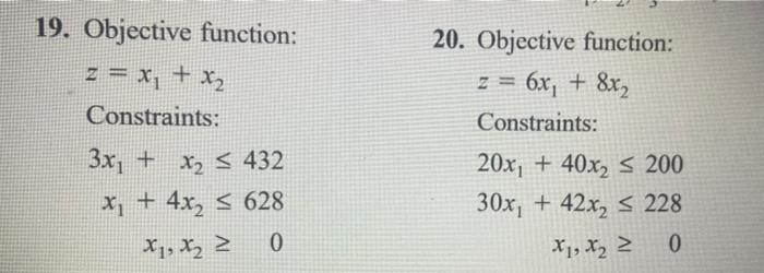 Solved use simplex method to maximize the objective | Chegg.com