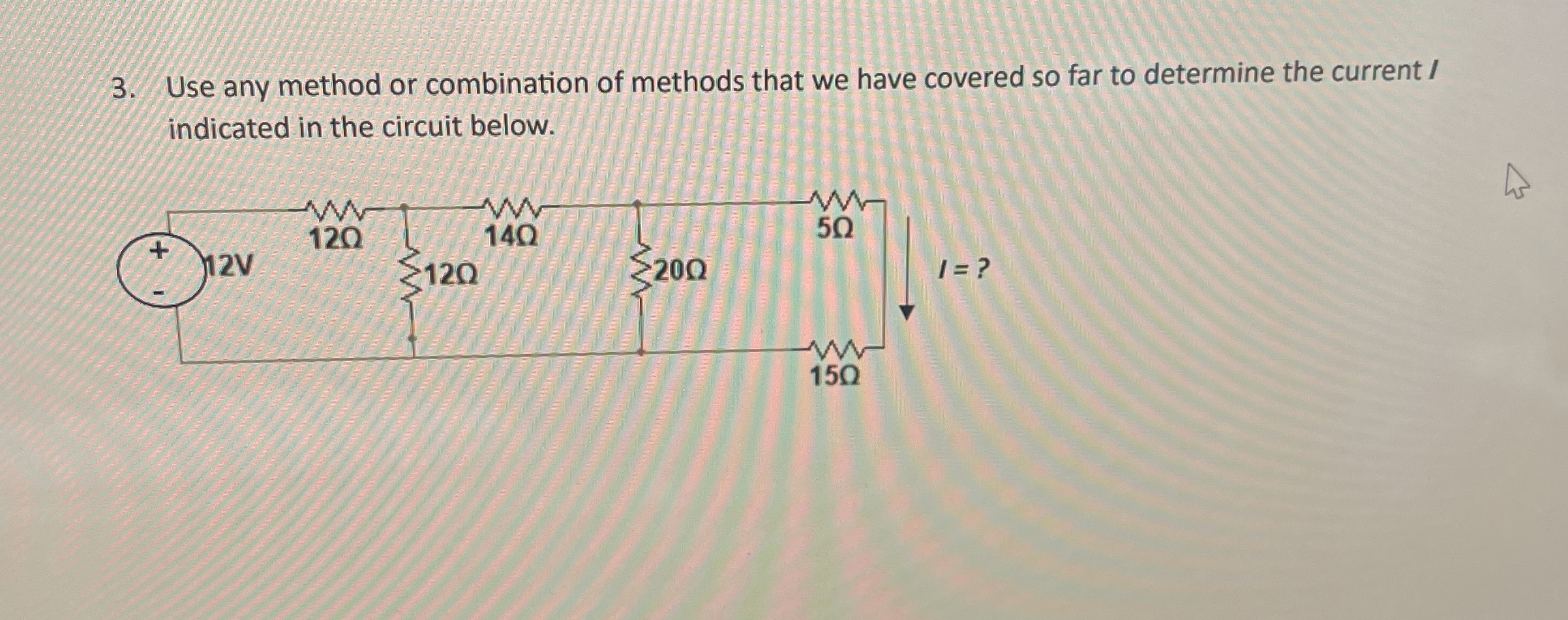 Solved Use any method or combination of methods that we have | Chegg.com