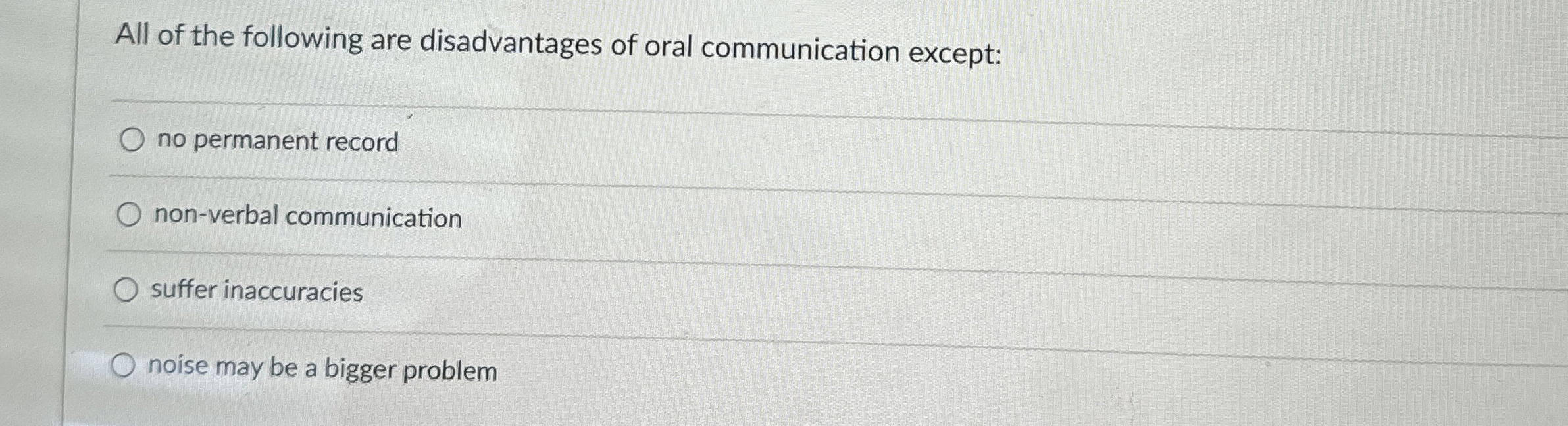 Solved All of the following are disadvantages of oral | Chegg.com