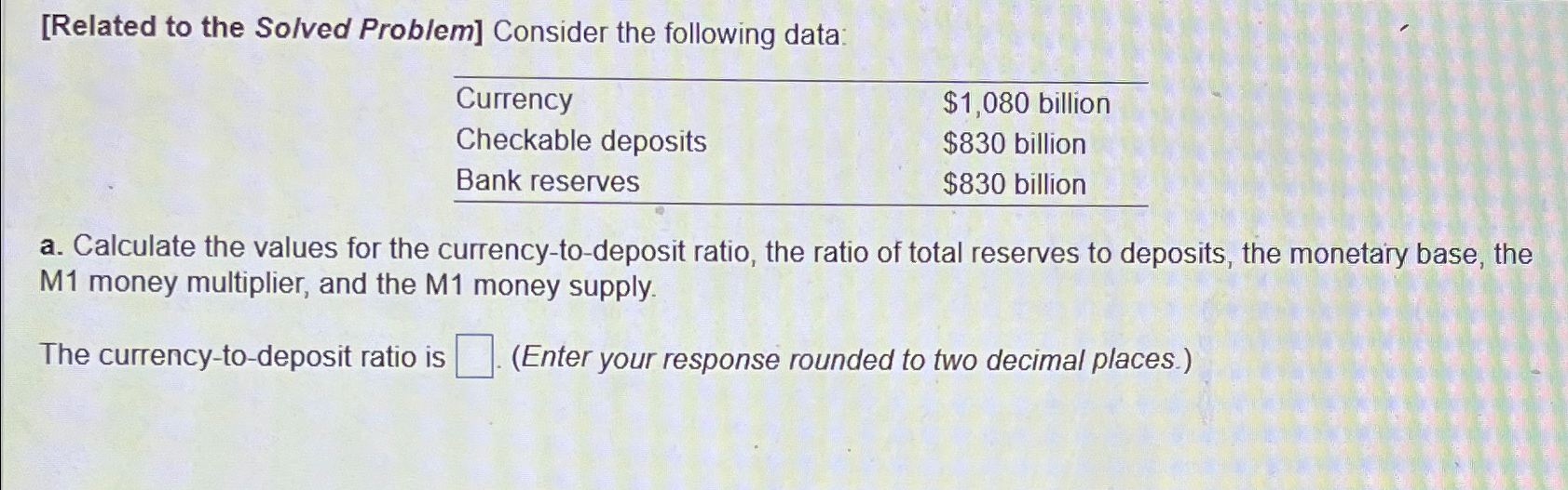 Solved [Related to the Solved Problem] ﻿Consider the | Chegg.com