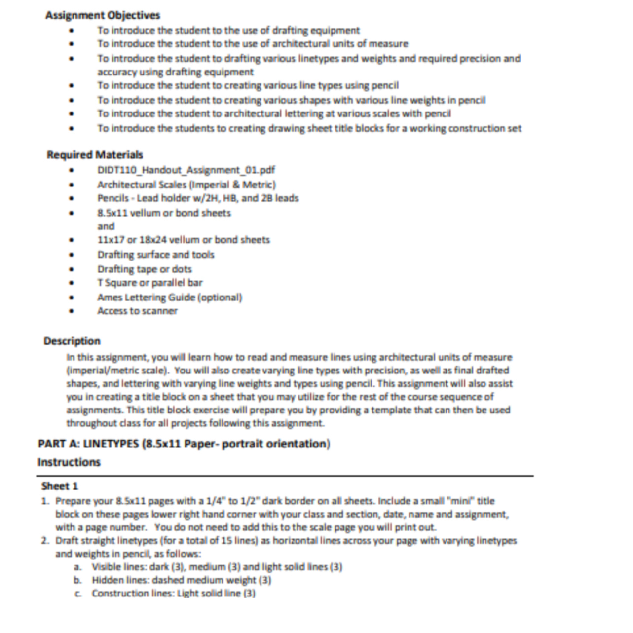 Solved Assignment ObjectivesTo introduce the student to the | Chegg.com