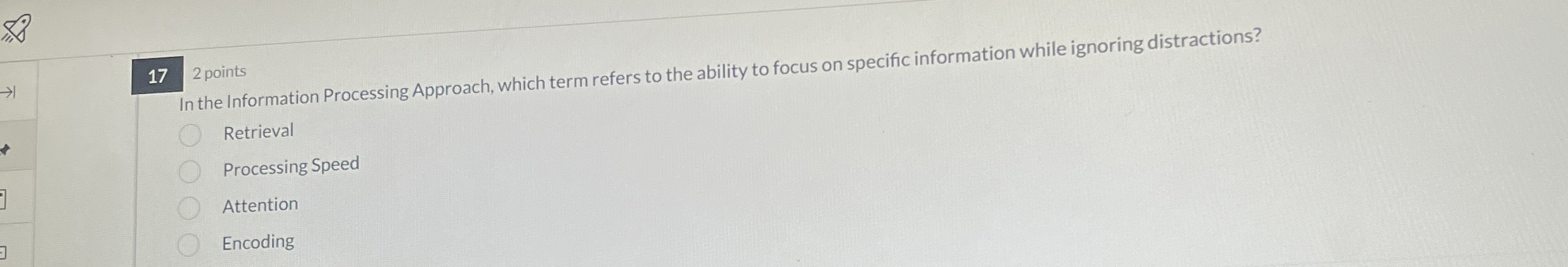 Solved 172 ﻿pointsIn the Information Processing Approach, | Chegg.com