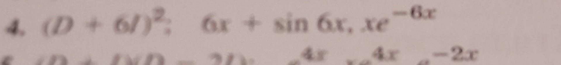 Solved apply the given operator to the given functions show | Chegg.com
