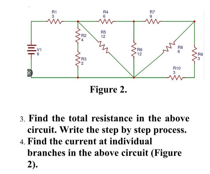 Solved Figure 2. 3. Find the total resistance in the above | Chegg.com