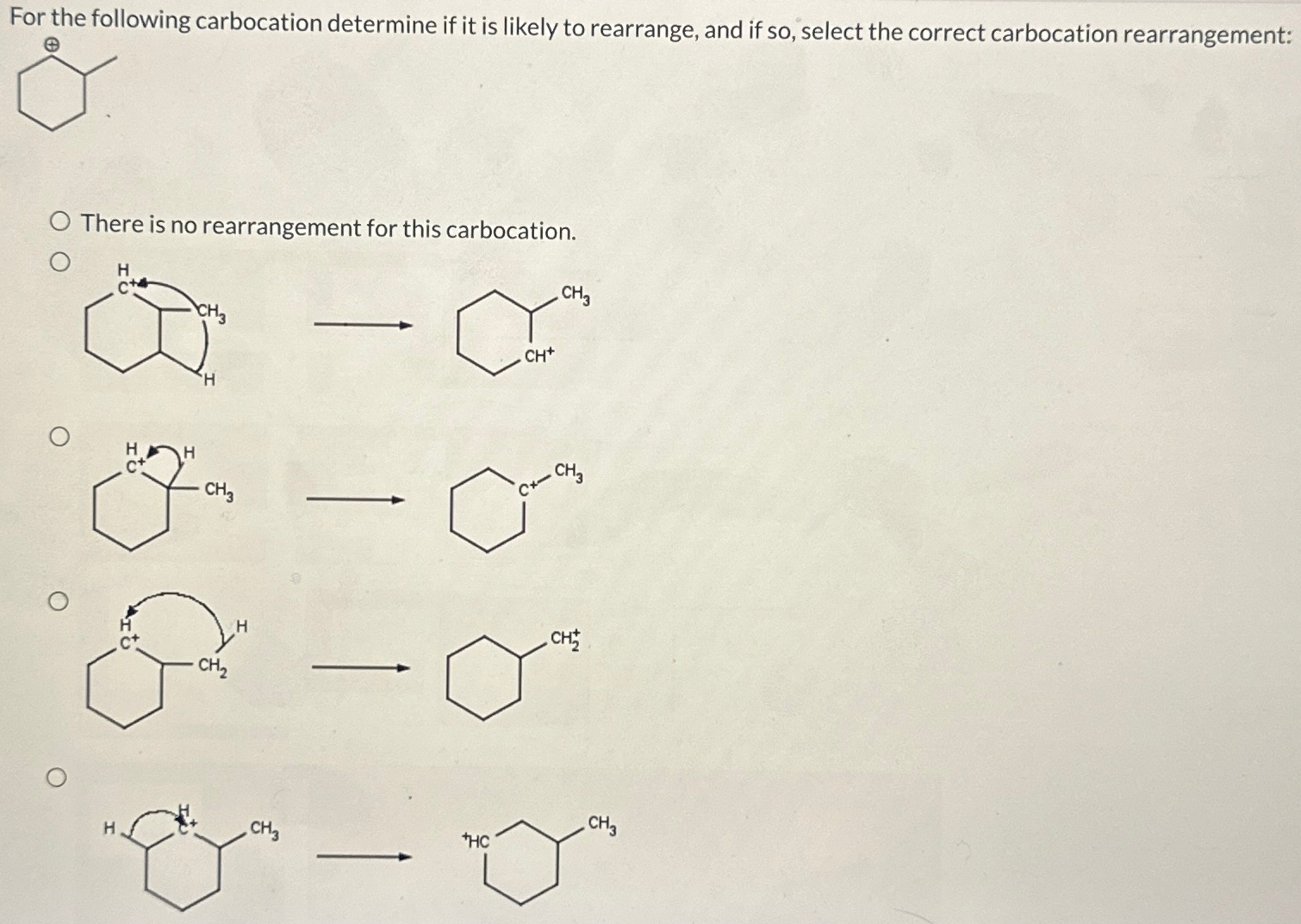 Solved For the following carbocation determine if it is | Chegg.com Solved For the following carbocation determine if it is | Chegg.com