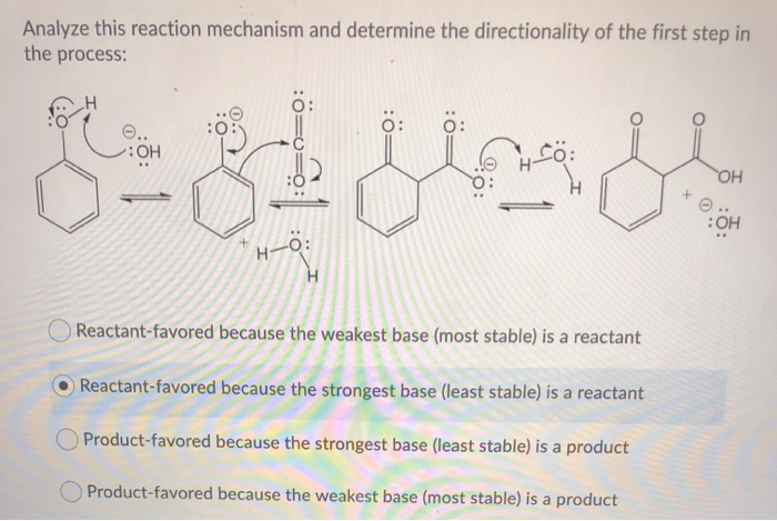 Solved Analyze this reaction mechanism and determine the | Chegg.com