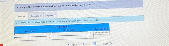 CH Exercise 2-26 (Algo) Computing applied overhead | Chegg.com
