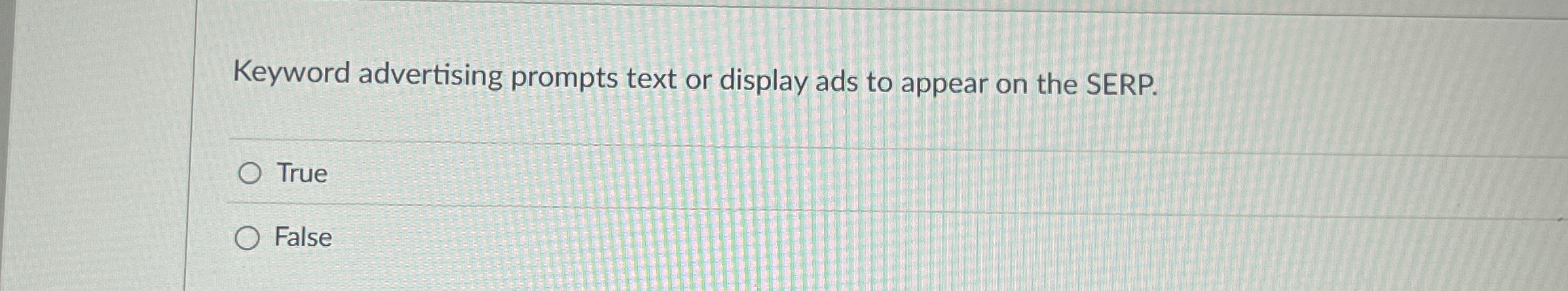 High Quality SOLUTION Keyword advertising prompts text or display ads ...