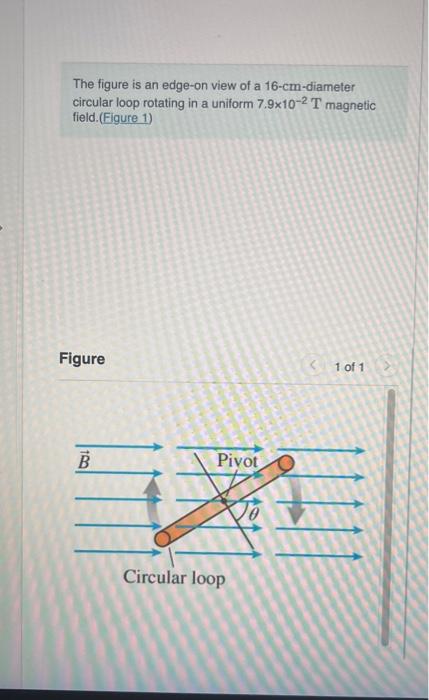 Solved The figure is an edge-on view of a 16-cm-diameter | Chegg.com