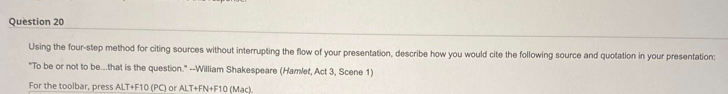 Solved Using the four step method for citing sources without | Chegg.com