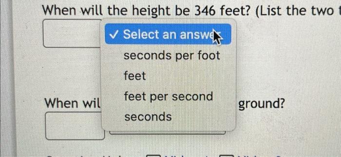 Solved An object is thrown upward at a speed of 157 feet per | Chegg.com