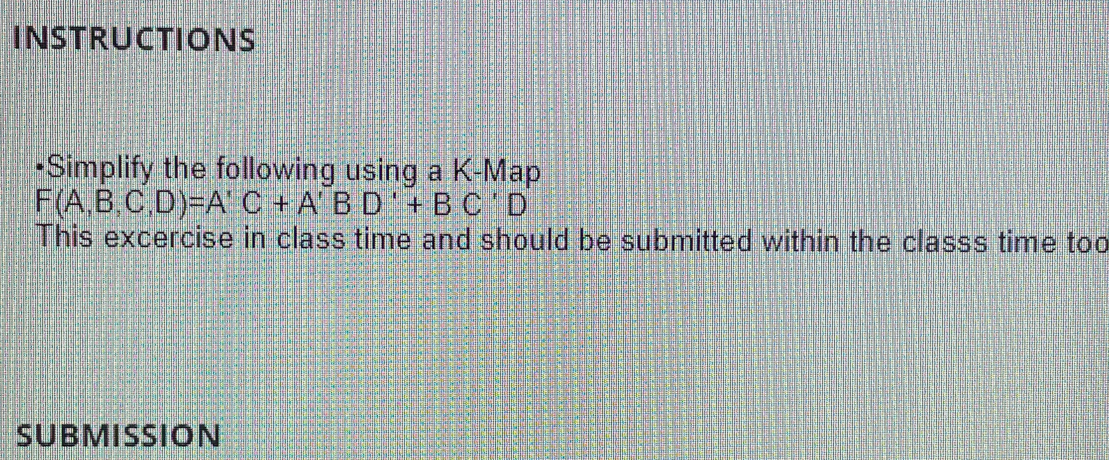 Solved INSTRUCTIONS-Simplify the following using a | Chegg.com