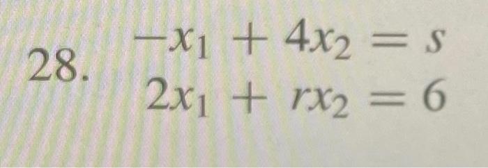 Solved Linear Algebra problem. In Exercises 28 and 30, | Chegg.com