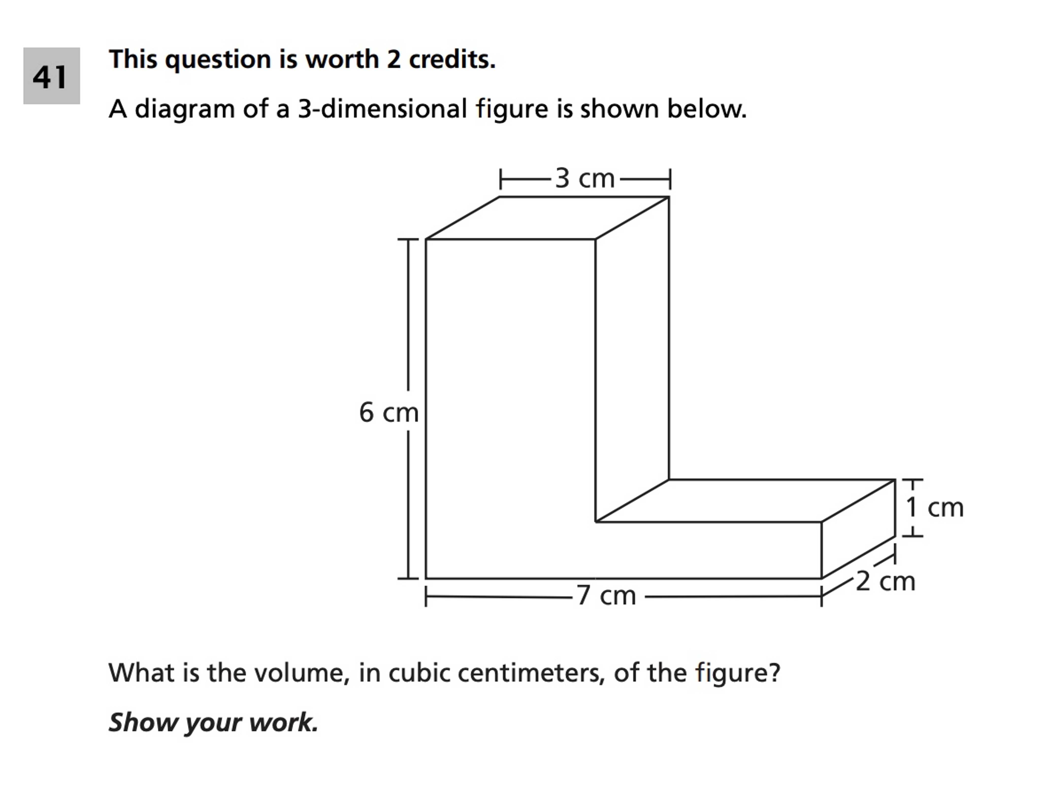 Solved 41 ﻿This question is worth 2 ﻿credits.A diagram of a | Chegg.com
