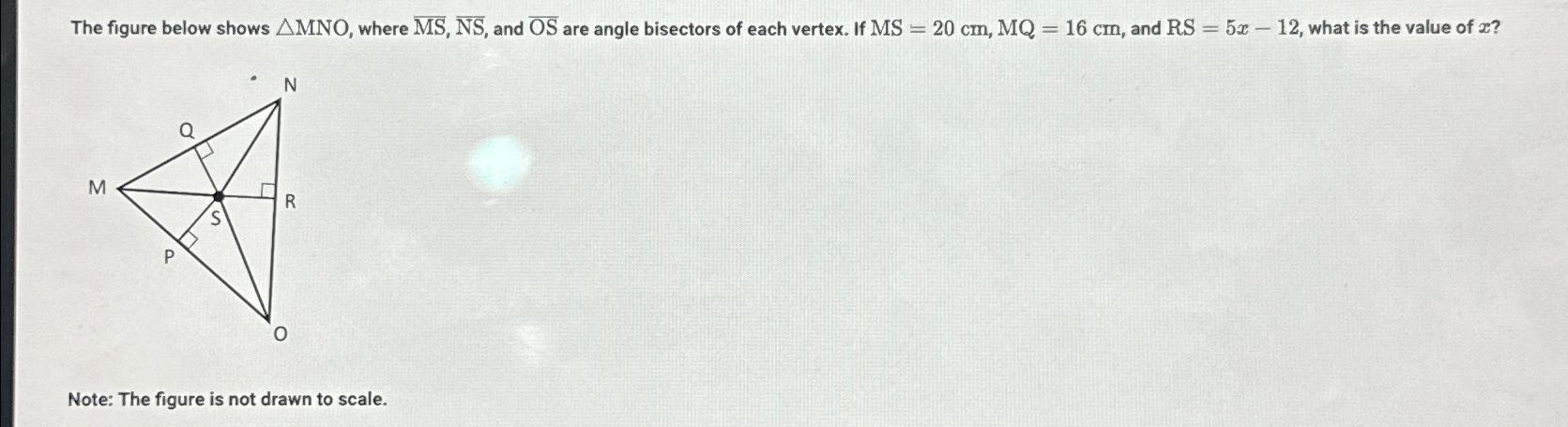 Solved The figure below shows Angle MNO, where line | Chegg.com