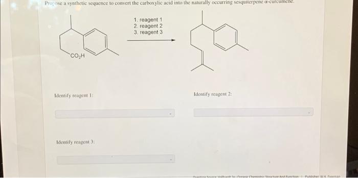 Solved Propose a synthetic sequence to convert the | Chegg.com