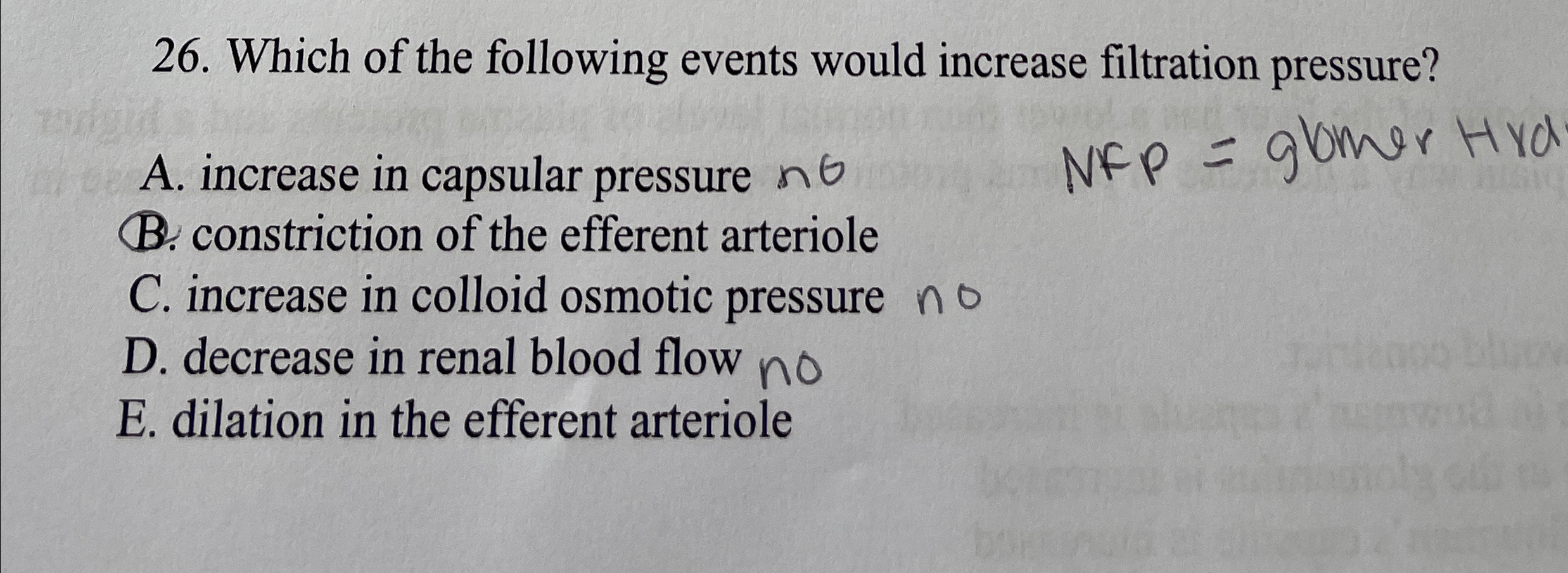 Solved Which of the following events would increase | Chegg.com