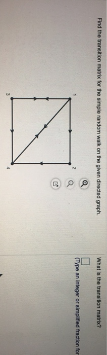 Solved Find the transition matrix for the simple random walk | Chegg.com