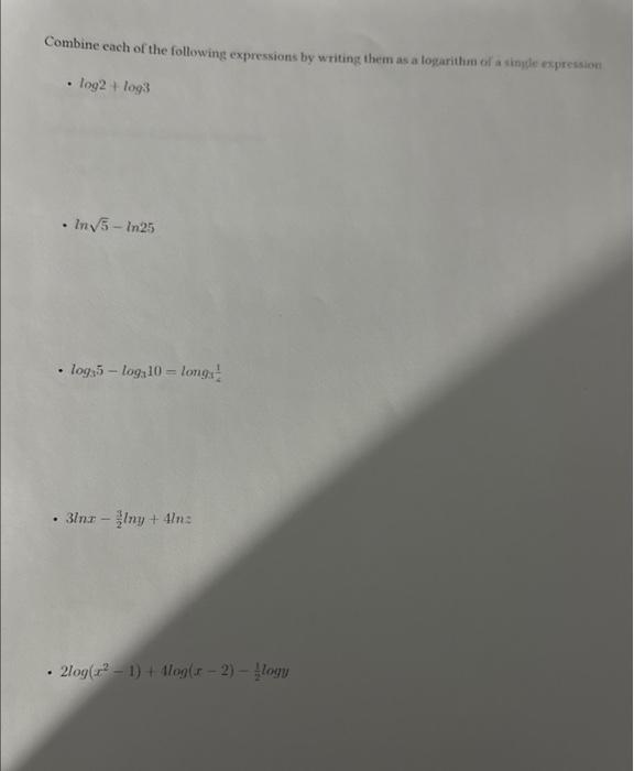 Solved Expand each of the following expressions using | Chegg.com