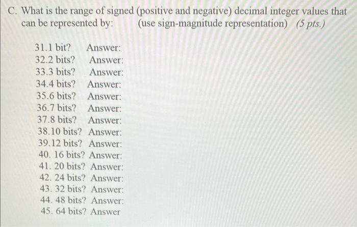 Solved II. Answer the following questions. A. What is the | Chegg.com